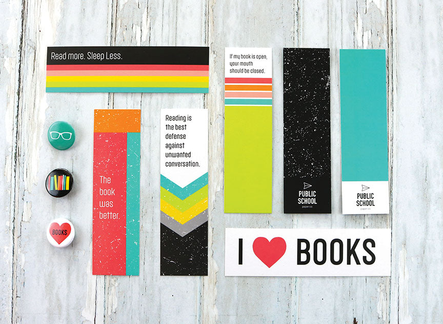 Bookworm Bookmark Set – Public School Paper Co.