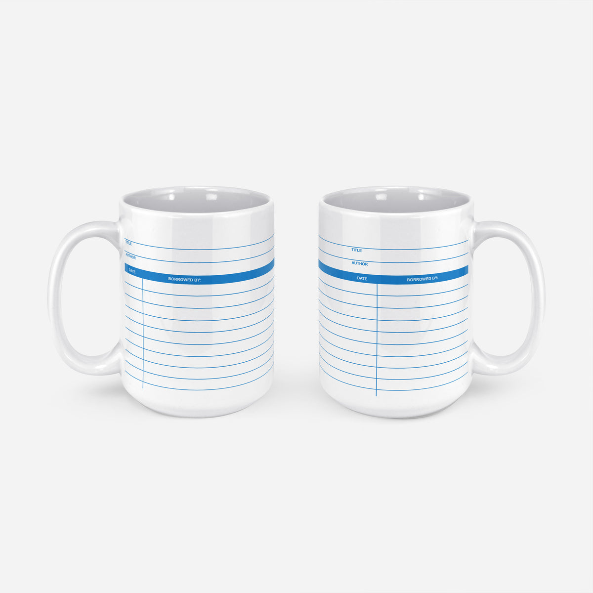 Library Card Mug – Public School Paper Co.