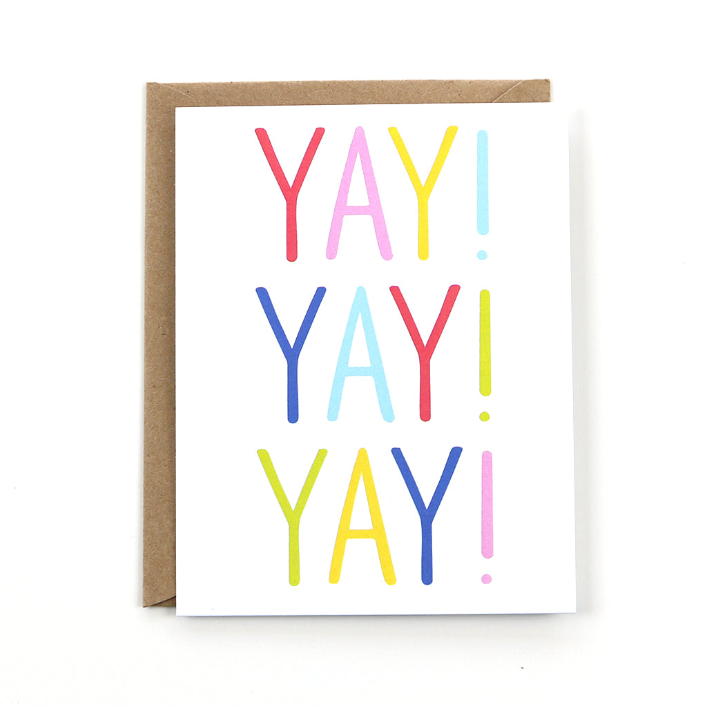 Yay, Yay, Yay Card – Public School Paper Co.