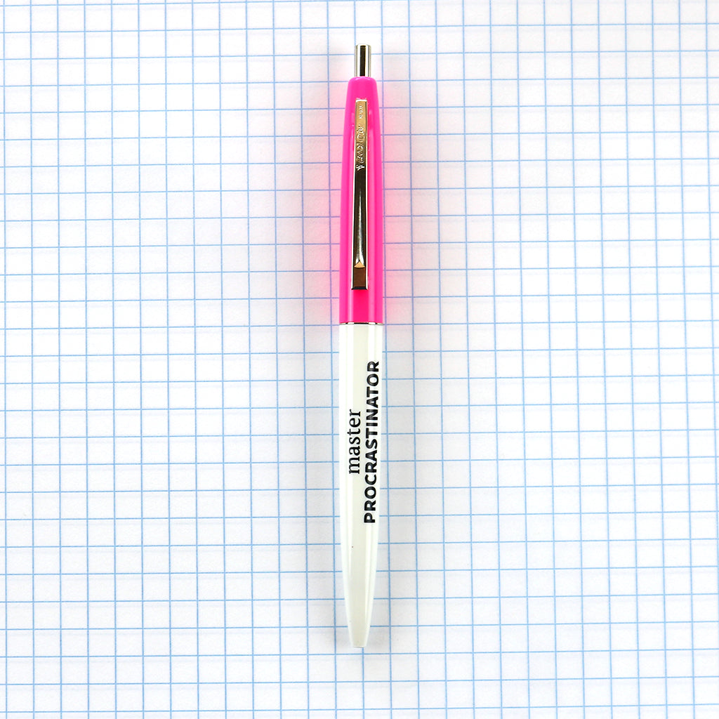 Master Procrastinator Pen – Public School Paper Co.