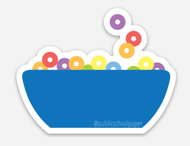 Cereal Vinyl Sticker – Public School Paper Co.